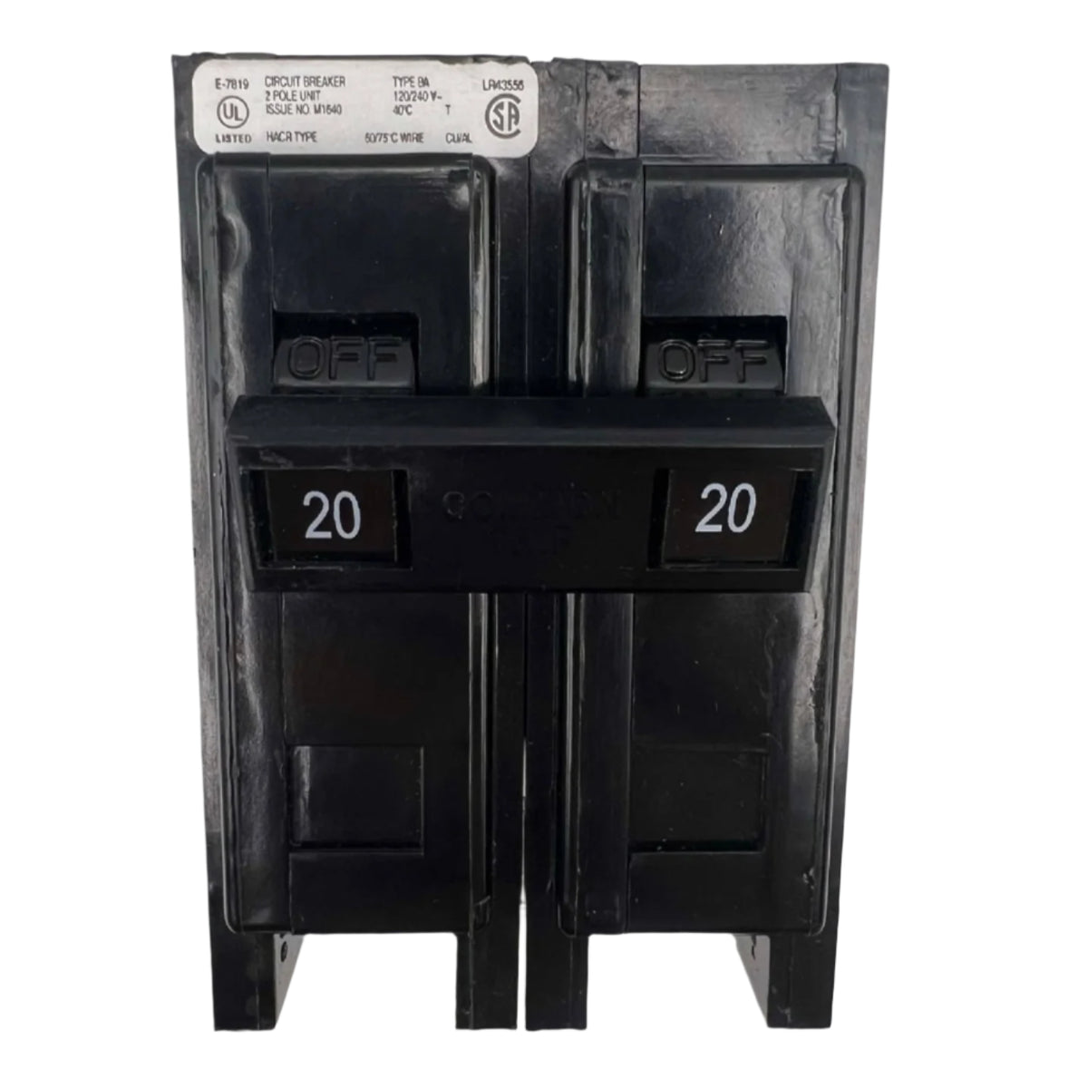 New Eaton 20 Amp Bolt-On Circuit Breaker - BAB2020 | Arck Electric ...