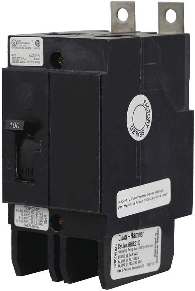 Eaton 100 Amp Bolt-On Circuit Breaker - GHB2100 | Arck Electric – Arck ...