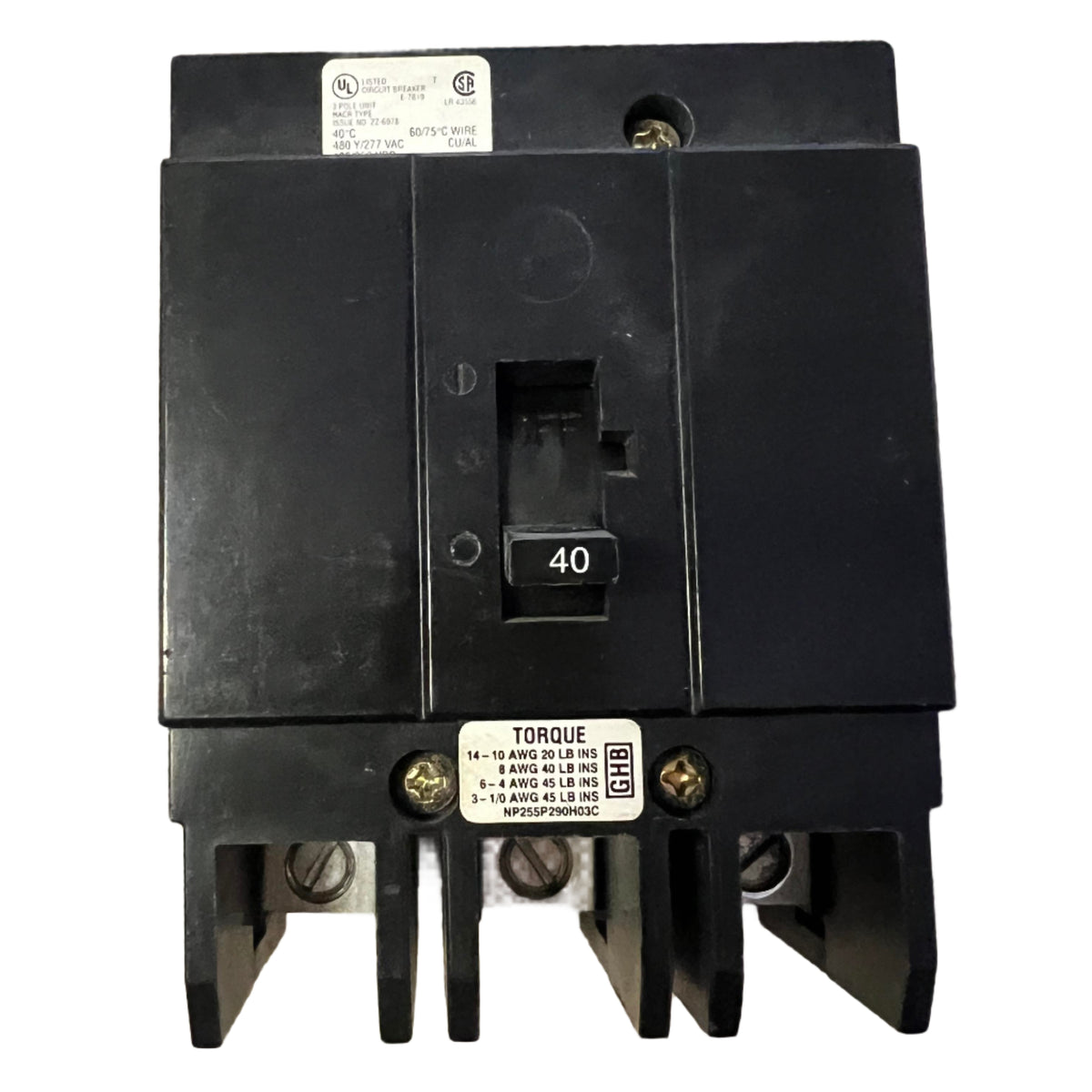 New Eaton 40 Amp Bolt-On Breaker - GHB3040 | Arck Electric – Arck ...