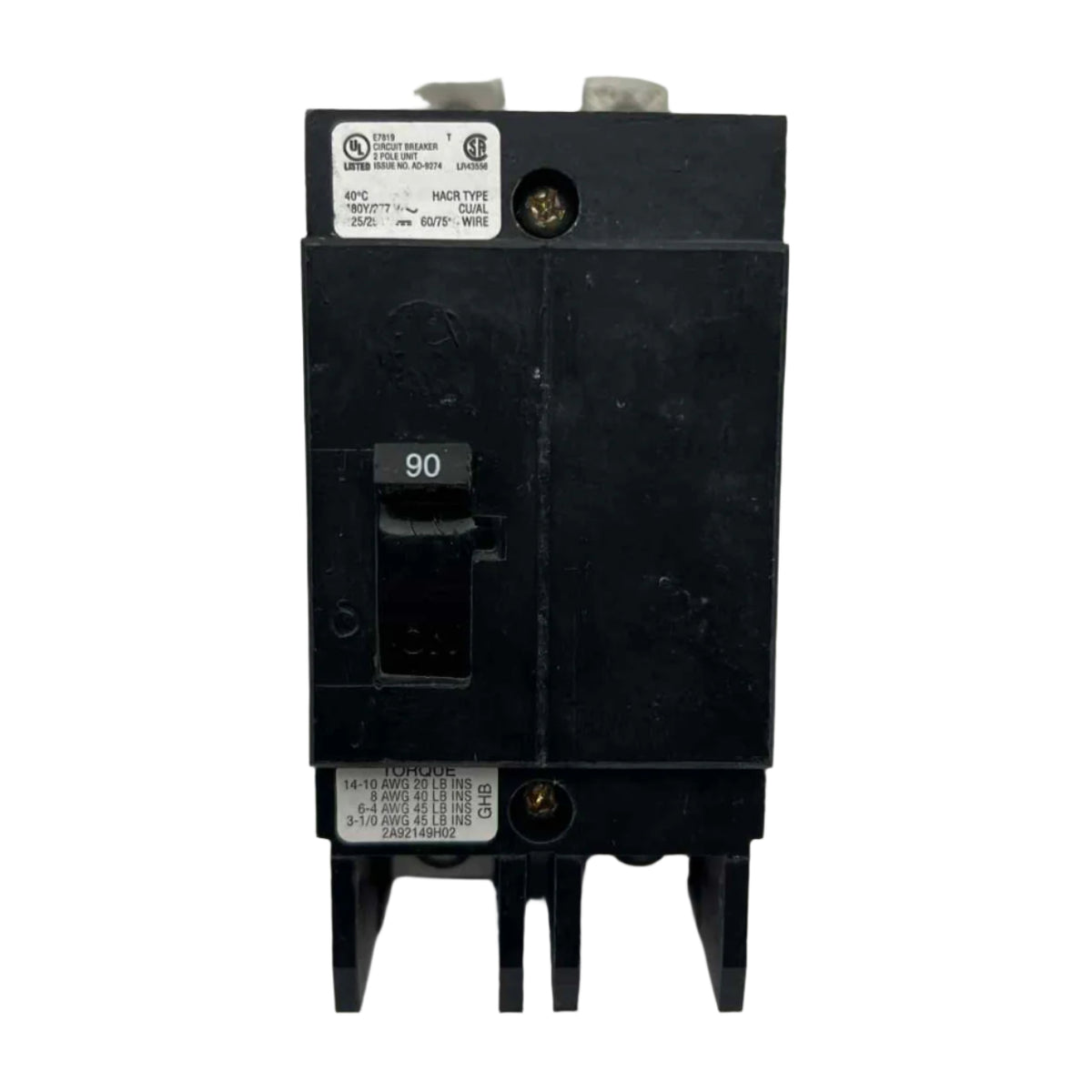 New Eaton 90 Amp Bolt-On Circuit Breaker - GHB2090 | Arck Electric ...