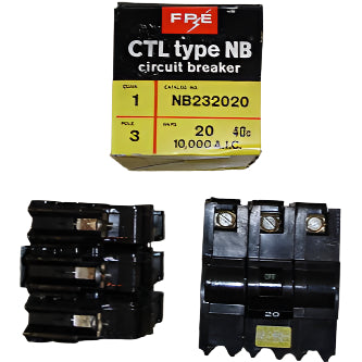 New FPE NB232020 - 20 Amp, 3 Pole, Bolt-On Breaker | Arck Electric ...