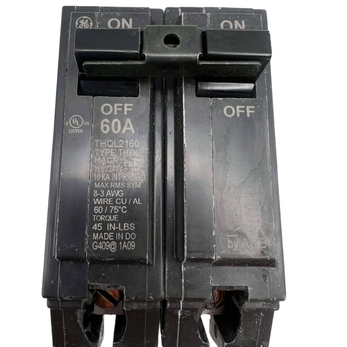 GE 60 Amp Circuit Breaker - THQL2160 | Arck Electric – Arck Electrical ...