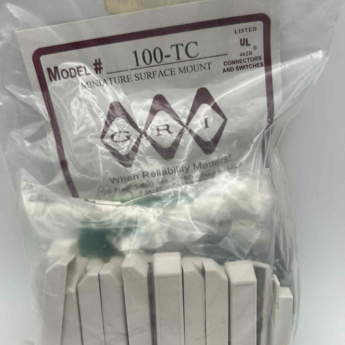 GRI Magnetic Contact Surface Mount Switch 100-TC-W | Arck Electric ...