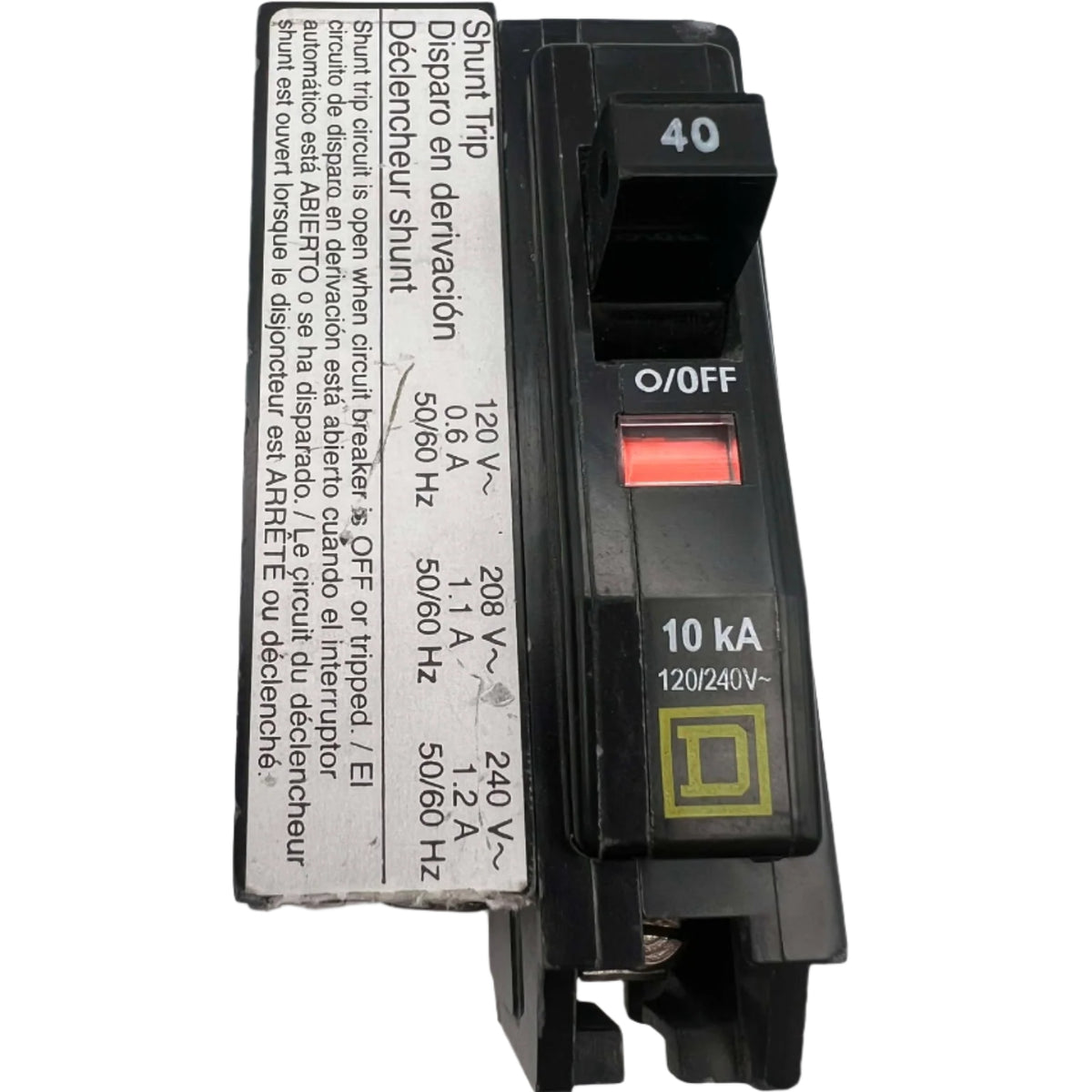 Square D 20 Amp Shunt Trip Breaker - QO1401021 | Arck Electric – Arck ...