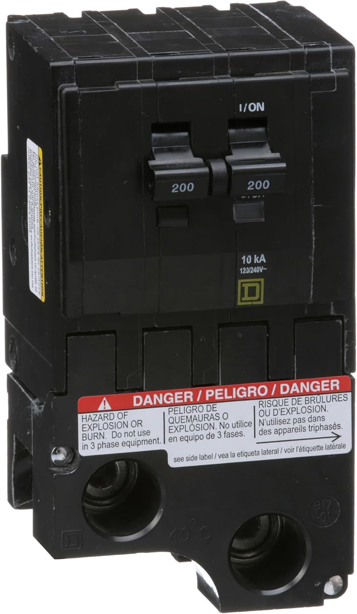 Square D 200 Amp Main Breaker - QO2200 | Arck Electric – Arck ...
