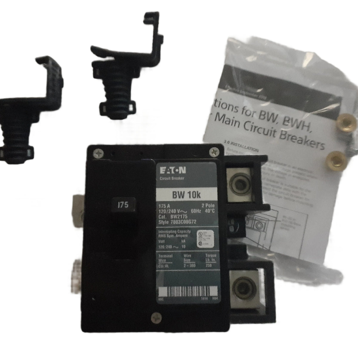 New Eaton 175 Amp Bolt-On Main Breaker - BW2175 | Arck Electric – Arck ...